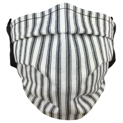 Black Stripes Washable & Reusable Surgical Style Face Mask Made in USA ...